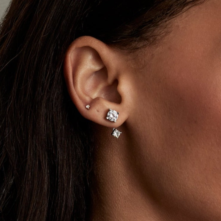 Skin Friendly Hypoallergenic Crystal Earring Jacket