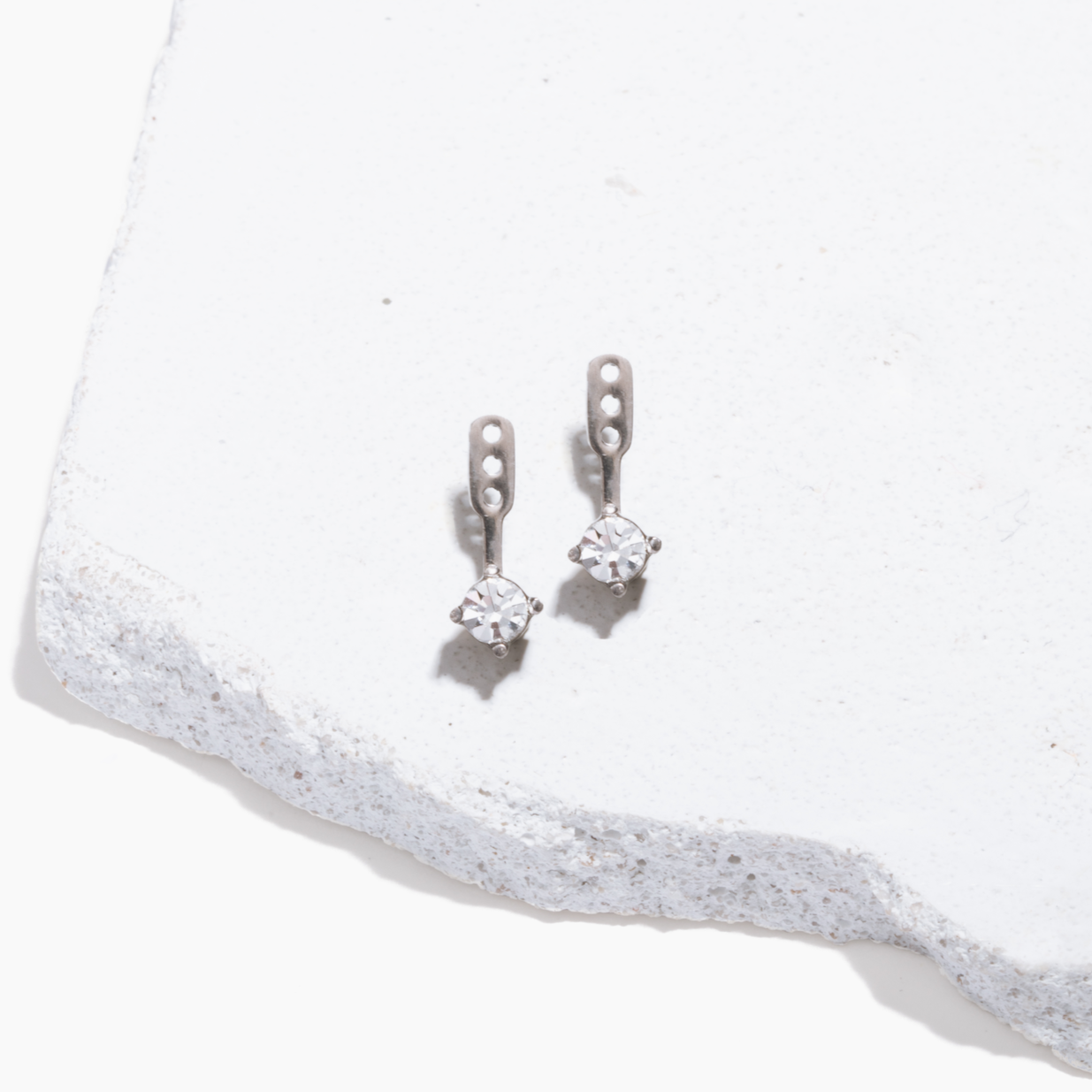 Skin Friendly Hypoallergenic Crystal Earring Jacket