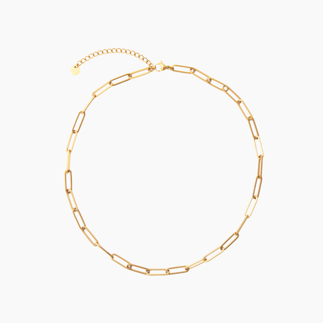 Tini Lux Hypoallergenic Stainless Steel Link Chain Necklace | Jasmine ...