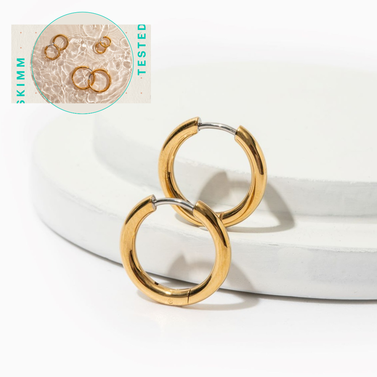Tini Lux Hypoallergenic Titanium Small Huggie Hoops | Endless Hoop ...