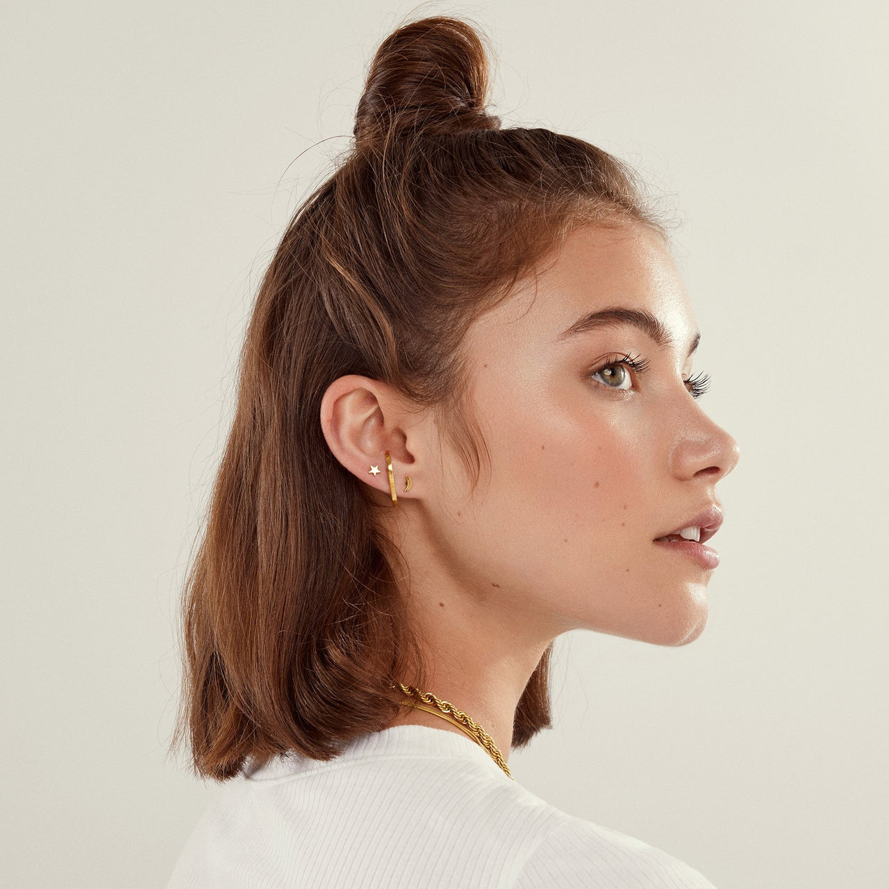 Tini Lux Hypoallergenic Luna Studs